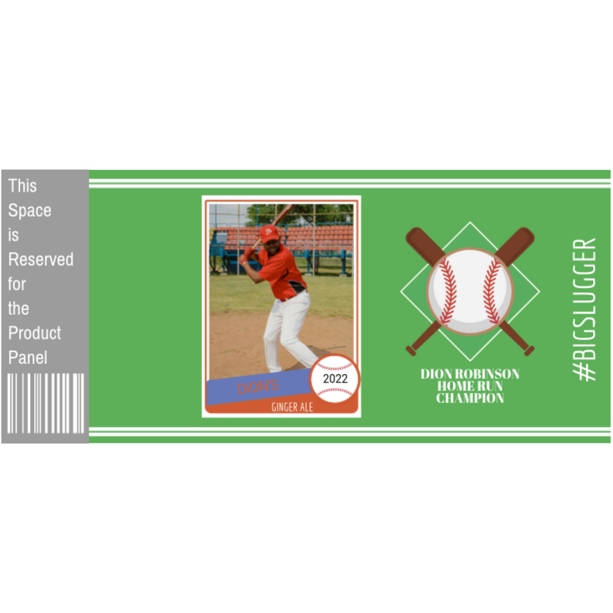 Custom Label Can or Bottle Baseball, Hockey, Sports Card – My Drink ...