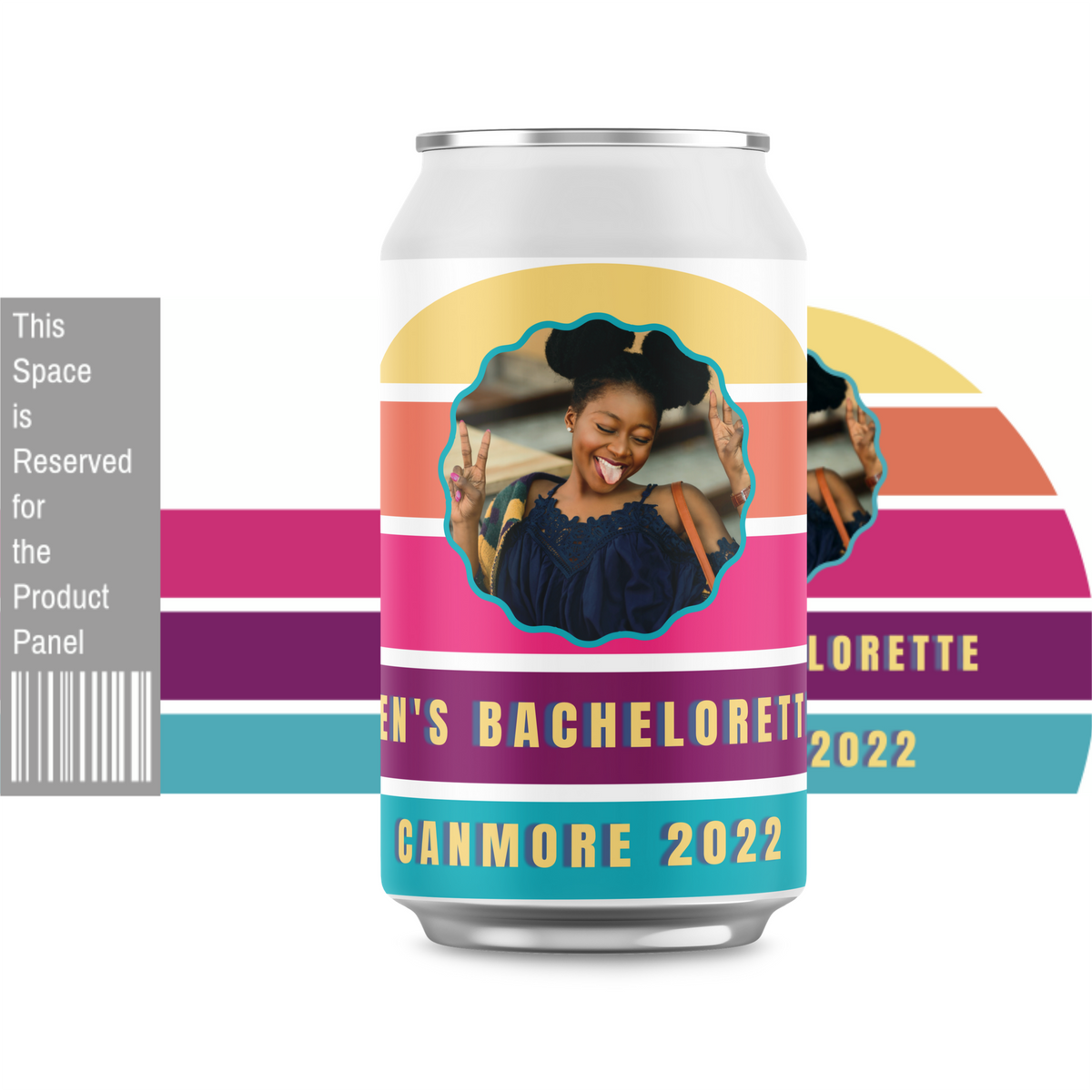 Bachelorette Party Custom Label Can or Bottle - Team Bride – My Drink ...